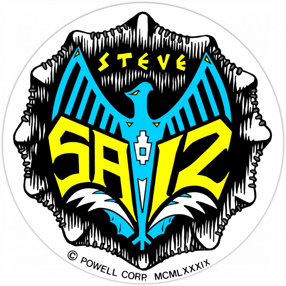 Powell Peralta Autocollant Steve Saiz Totem – Stoked Boardshop